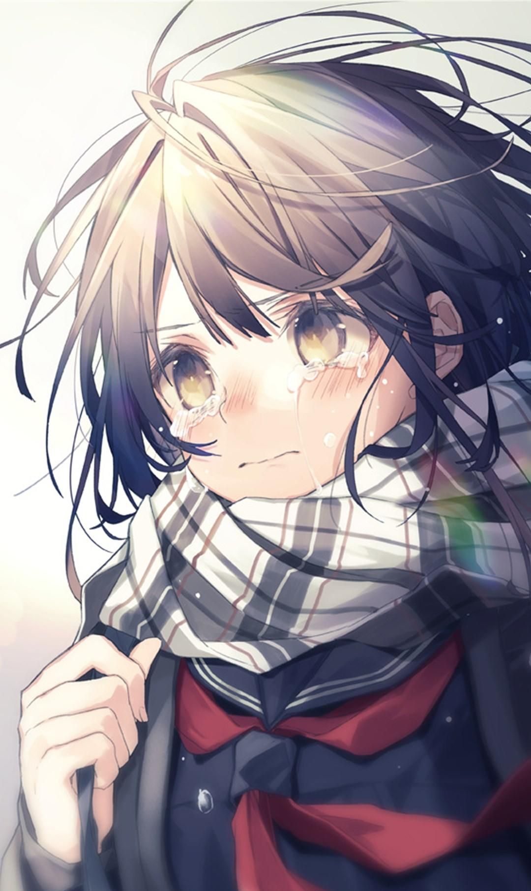 精美二次元手机壁纸：哭泣小萝莉、气质小姐姐、萌宠小仙女|二次元|小姐姐|小仙女_新浪新闻