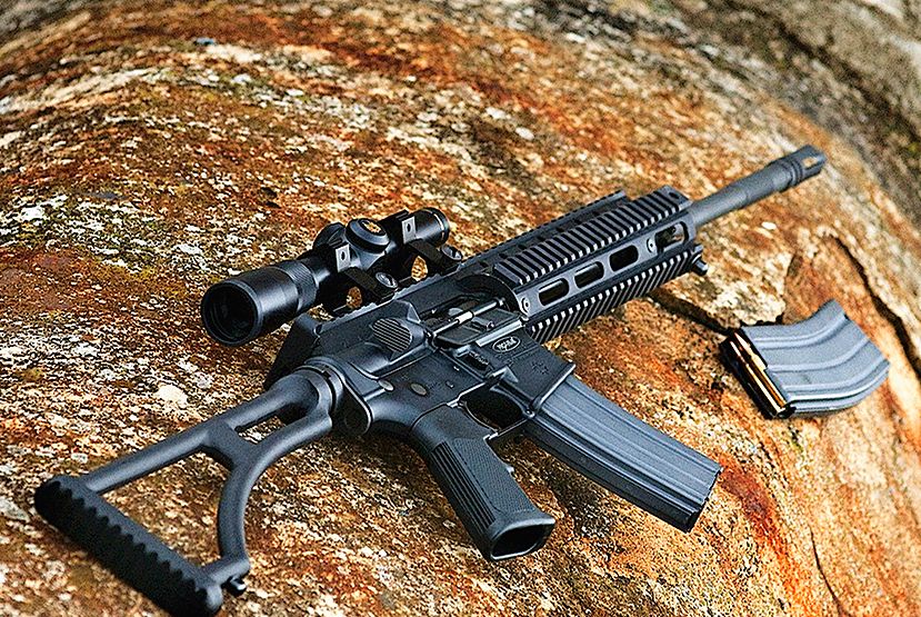 军事丨美国LR-300轻型步枪，采用了延迟冲击导气系统