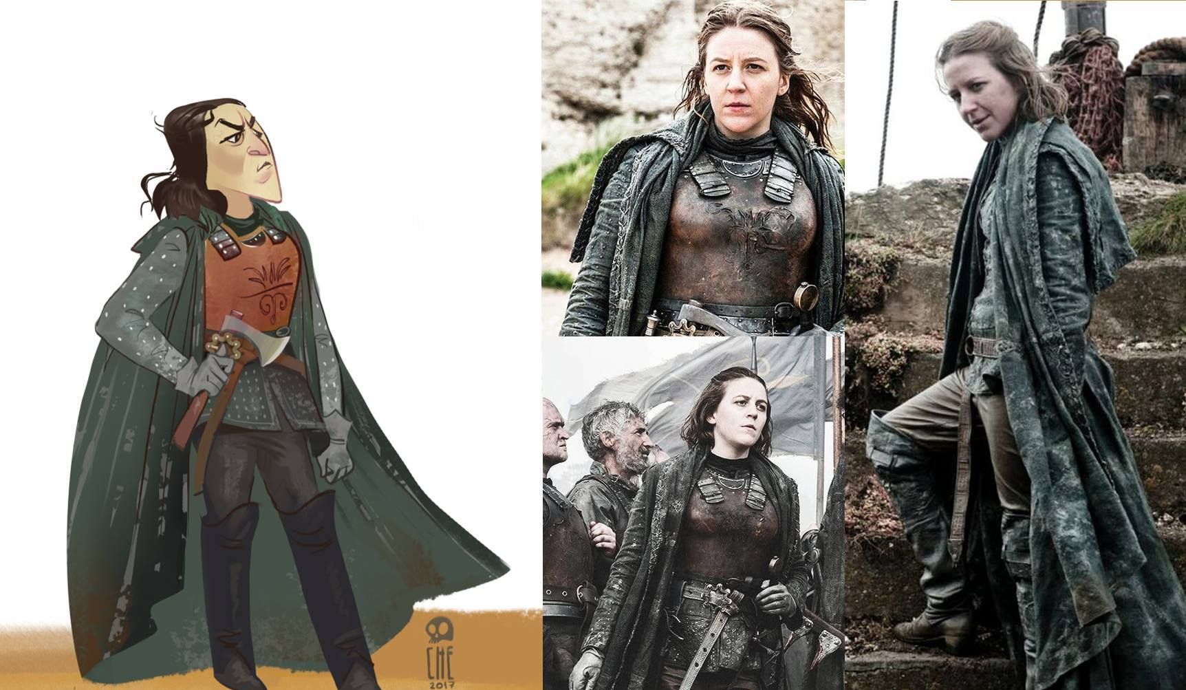 《权力的游戏》数十个角色的同人漫画，谁最传神？