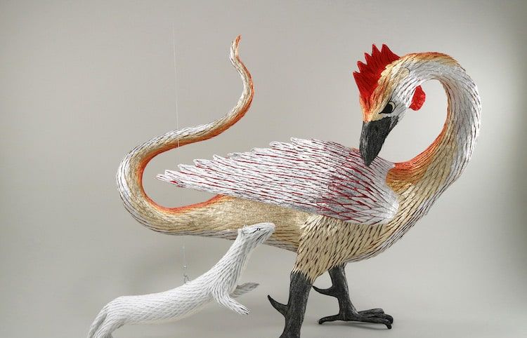 怕怕，中世纪油画中的怪物被做成了雕塑，roberto Benavidez 7484