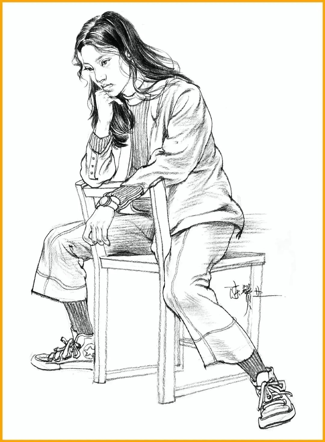 速写练习里的经典动作合集临摹参考 内含注意事项