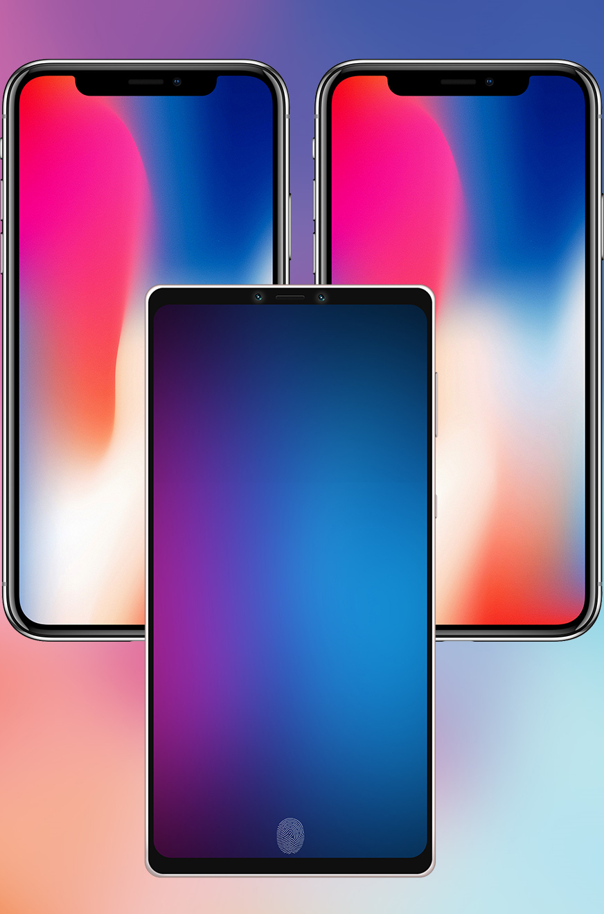 全面屏，概念版索尼XZ3P，对比iPhone X__财经头条