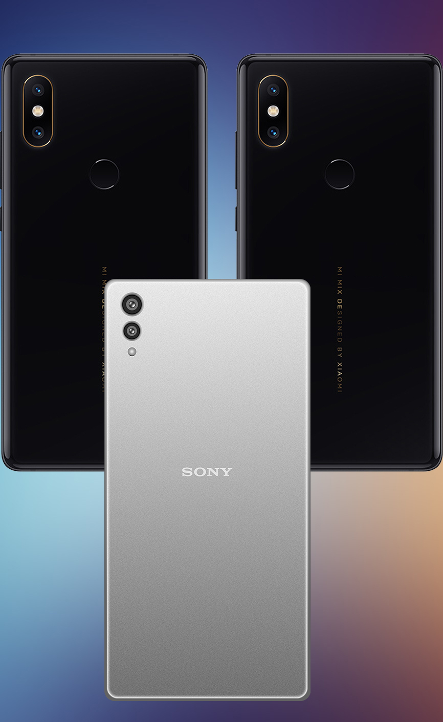 异形全面屏，概念版索尼XZ3P，对比小米mix2s__财经头条