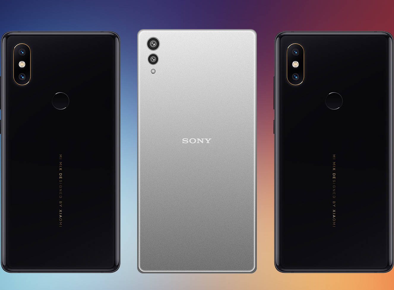 异形全面屏，概念版索尼XZ3P，对比小米mix2s__财经头条