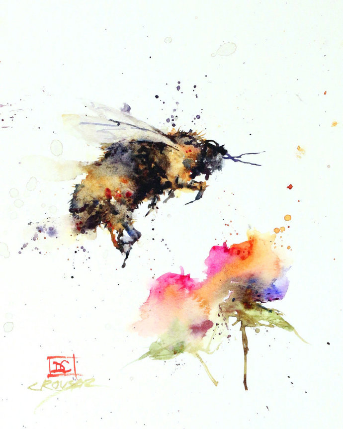 彩色动物水彩画作品 画家 Dean Crouser|水彩画|画家|动物_新浪新闻