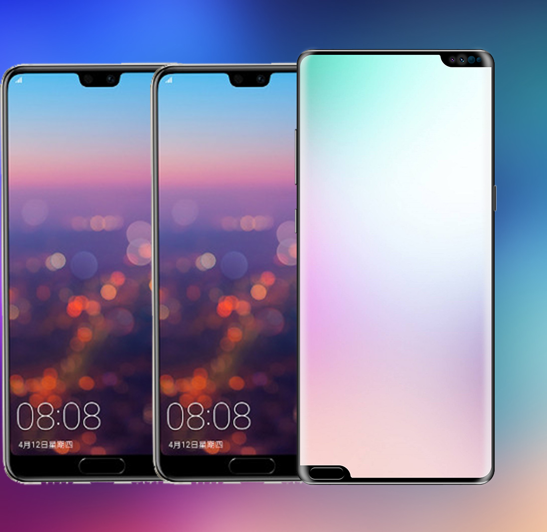 异形刘海屏，概念版三星note10，对比华为P20__财经头条