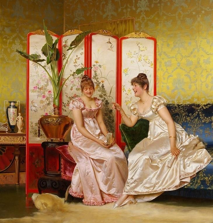 古典与唯美：意大利油画大师Charles Joseph Frederick作品欣赏