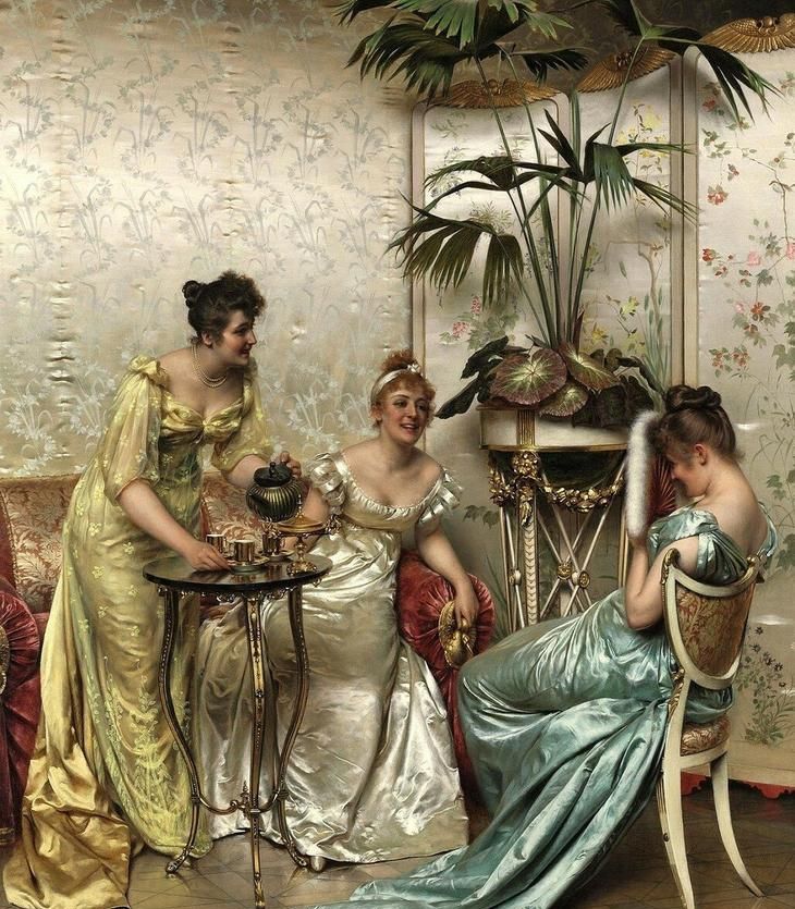 古典与唯美：意大利油画大师Charles Joseph Frederick作品欣赏