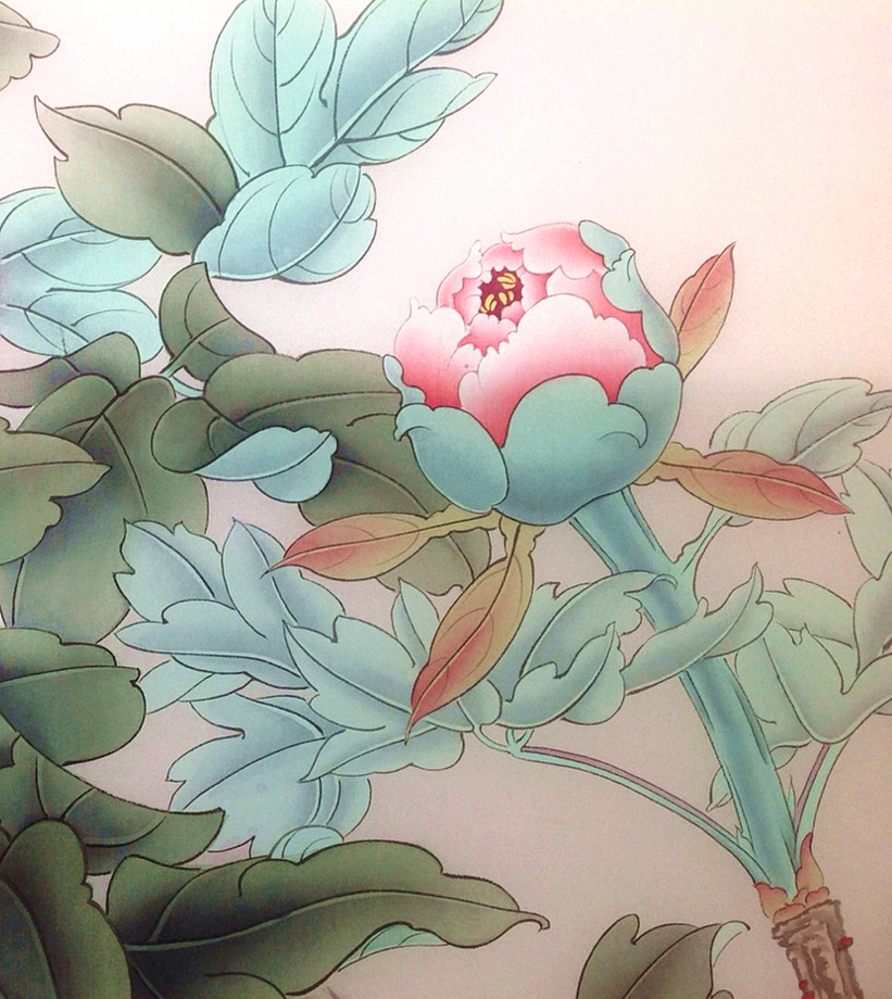 牡丹的象征意义，宁晋工笔画牡丹欣赏|牡丹|富贵|牡丹花_新浪新闻