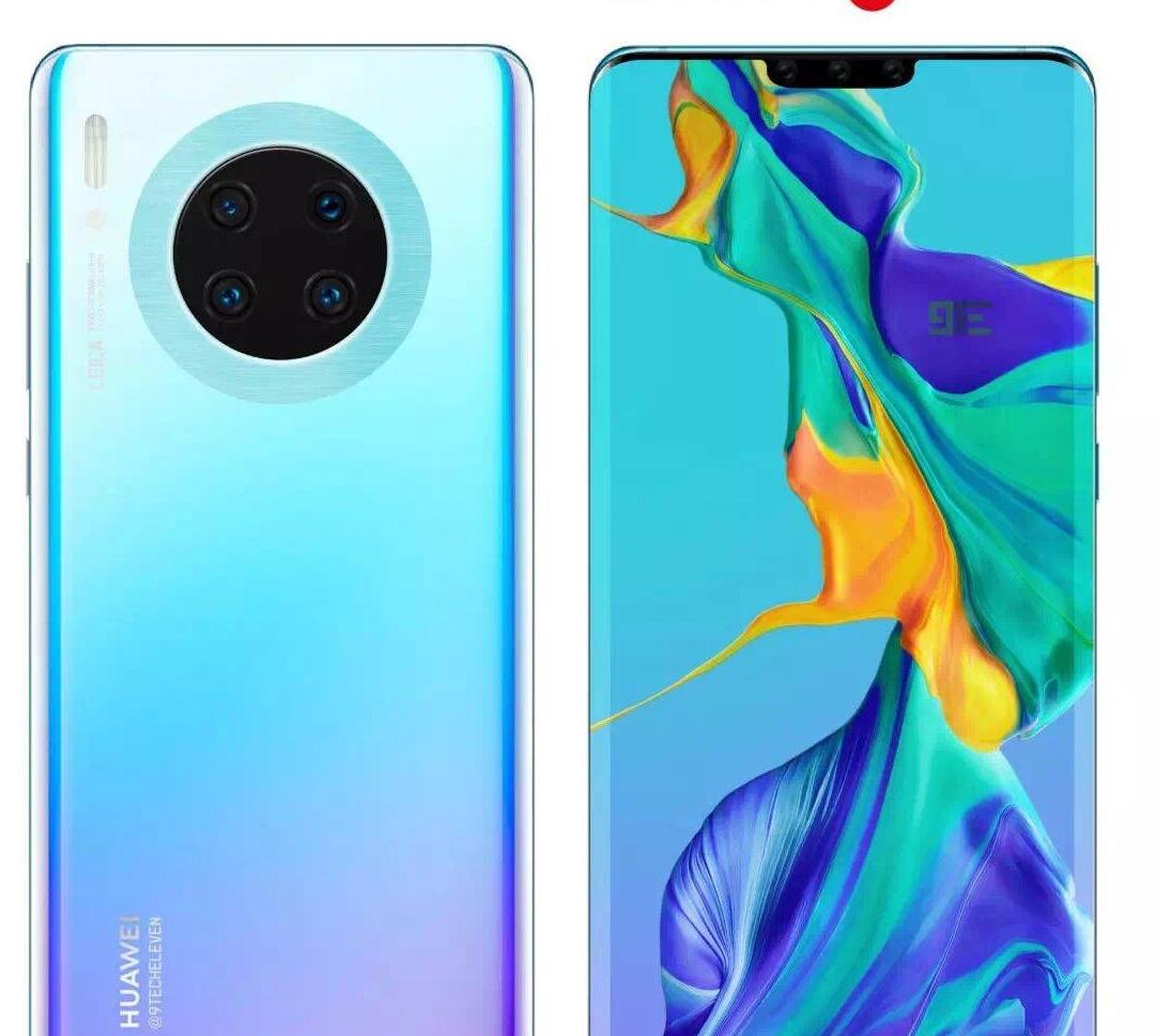 华为Mate30 Pro外观终确认：瀑布刘海屏+圆环四摄，价格很感人！__财经头条