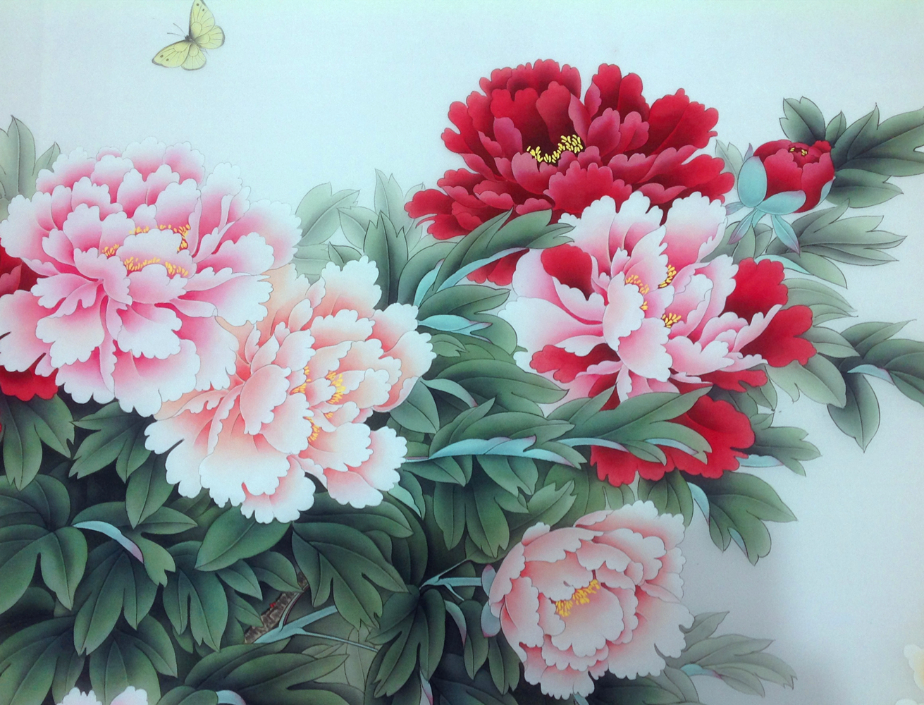 牡丹的象征意义，宁晋工笔画牡丹欣赏|牡丹|富贵|牡丹花_新浪新闻