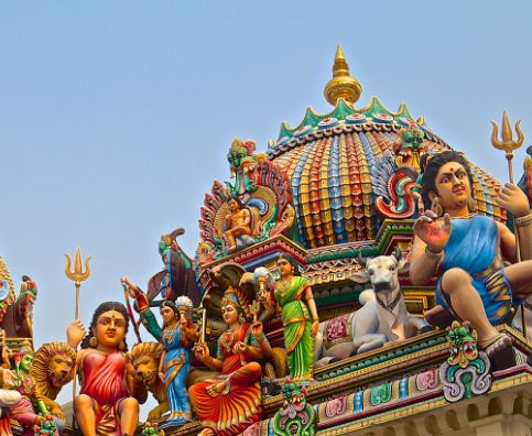 「新加坡的世界文化」国家古迹“马里安曼兴都庙”