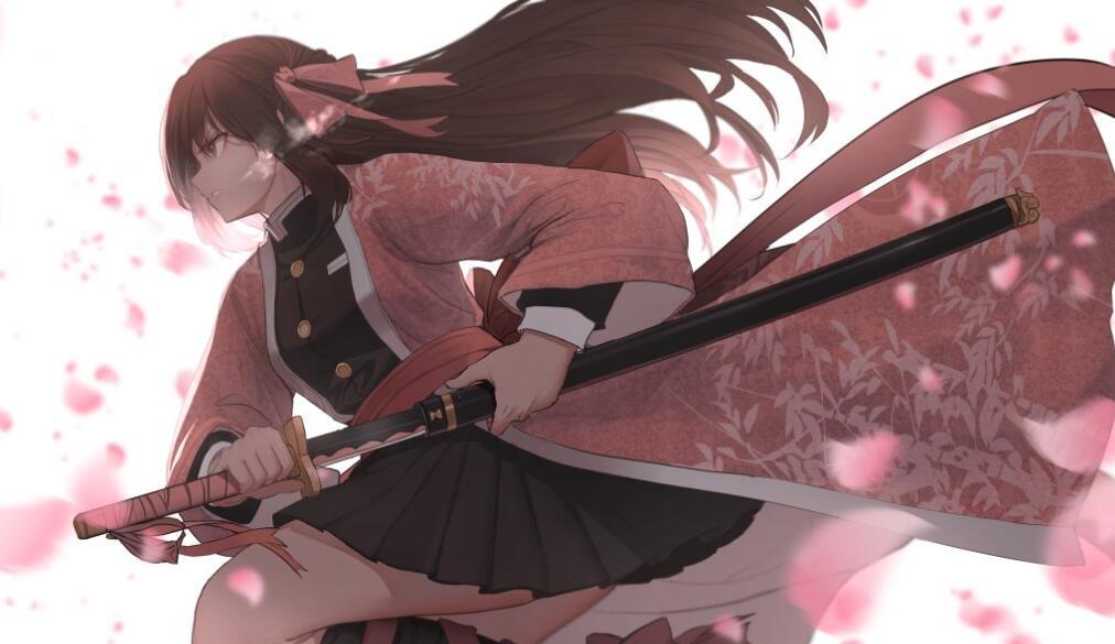 鬼灭之刃：水中的祢豆子，光是侧脸和背影，就美得让人窒息