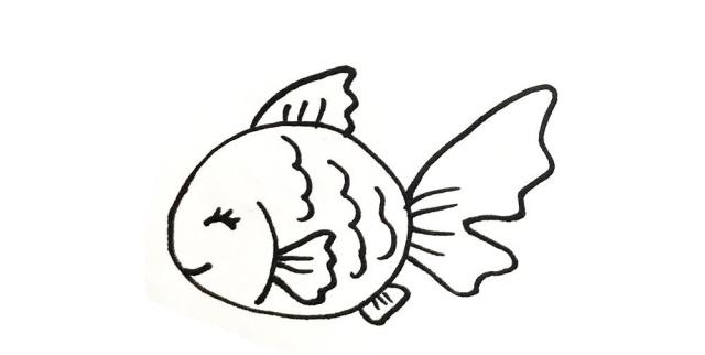 亲子简笔画鱼素材｜学画18种不同卡通画鱼，简单实用|简笔画|鱼|卡通画_新浪新闻