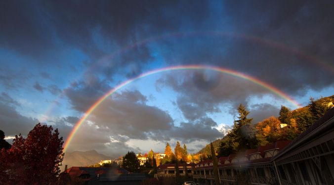 彩虹的景让人沉醉，各地各种不同的雨后彩虹呈现|彩虹|雨后|景色_新浪新闻