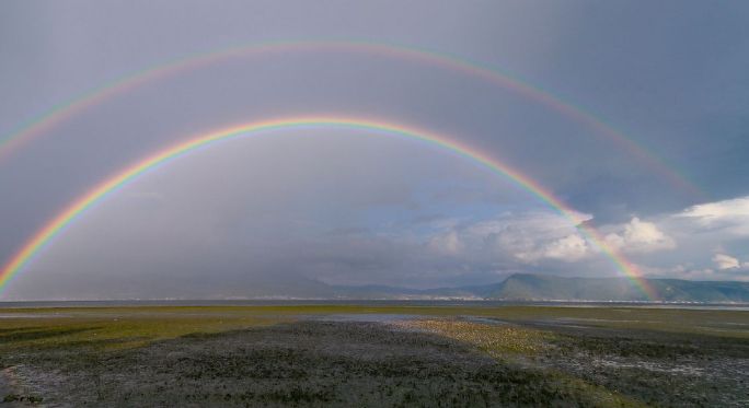 彩虹的景让人沉醉，各地各种不同的雨后彩虹呈现|彩虹|雨后|景色_新浪新闻
