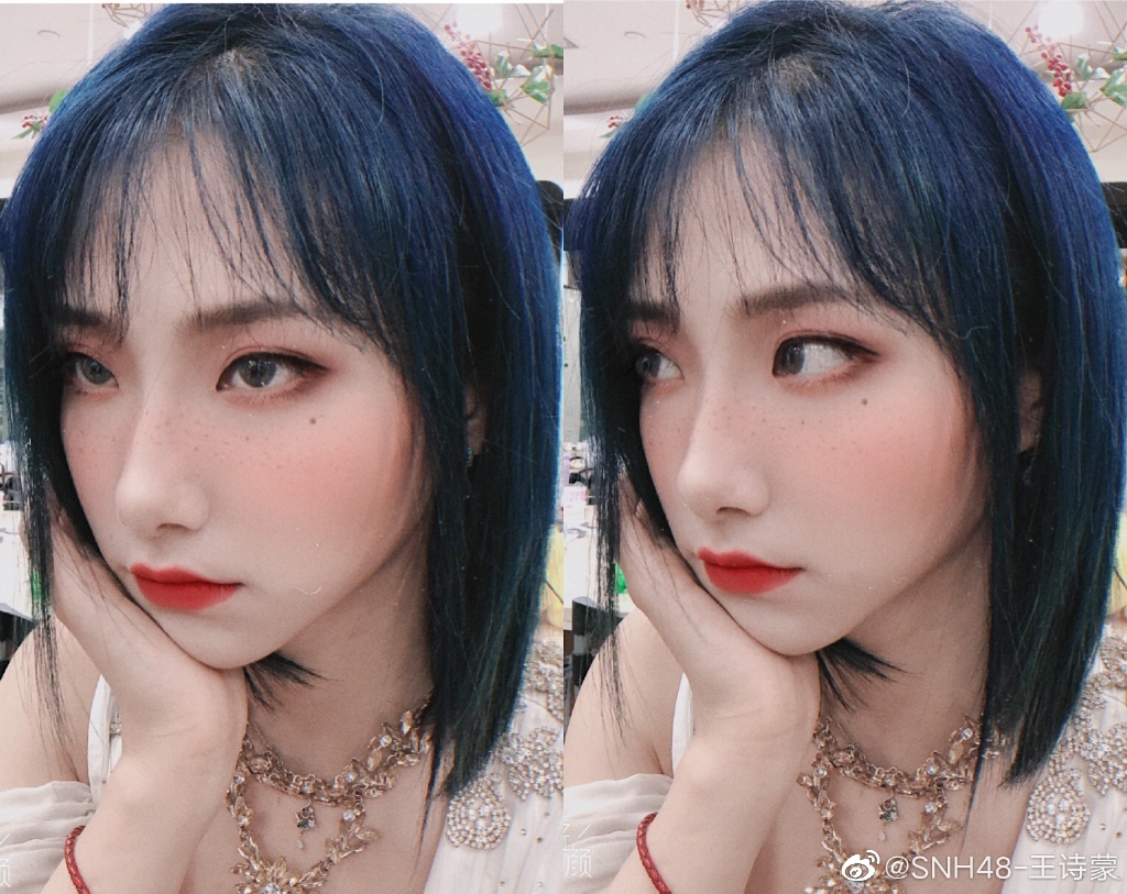 偶像女团SNH48-王诗蒙迷人写真美照