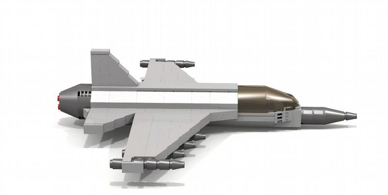 乐高玩家自创“J-15”战斗机|乐高|战斗机|玩家_新浪新闻