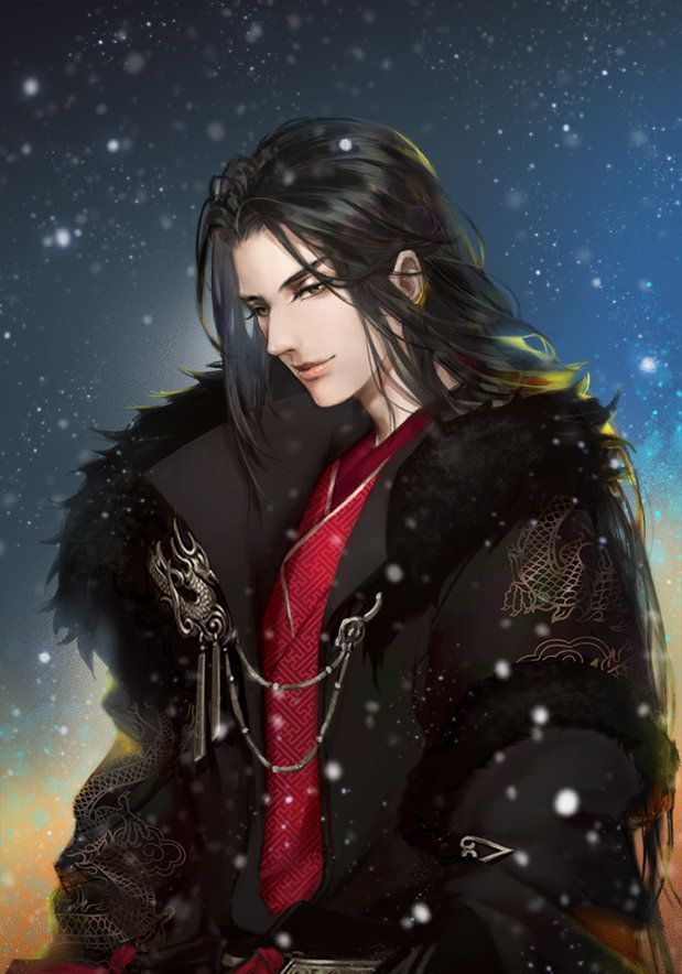 人物绘画，古风男神插画图集