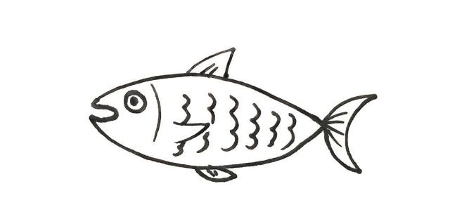 亲子简笔画鱼素材｜学画18种不同卡通画鱼，简单实用|简笔画|鱼|卡通画_新浪网