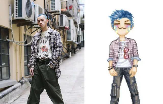 摄影师还原真人版QQ秀，没有微信的年代“非主流”一个时代标志