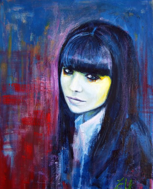 澳大利亚女画家Emma Uber作品：那些美丽的女孩让人难忘