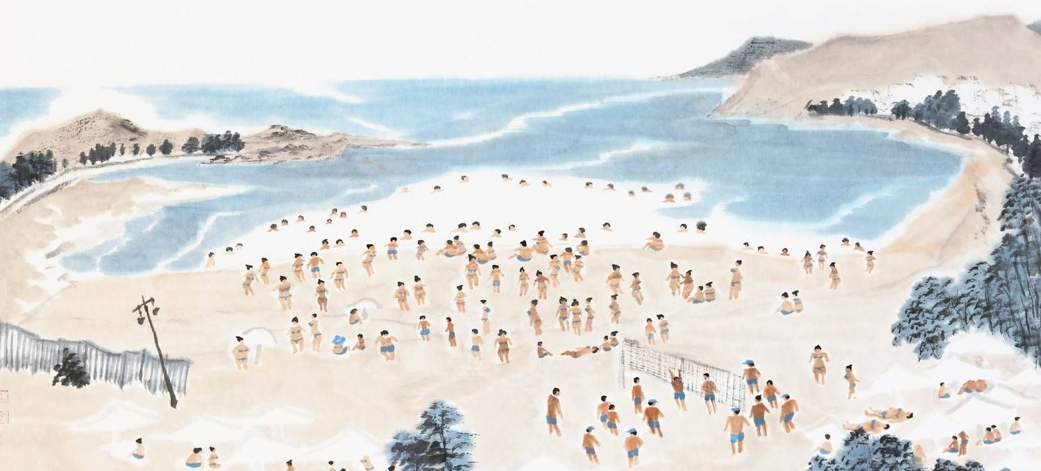 李可染画院青年画院画家杨飞的国画作品欣赏|杨飞|画院|李可染_新浪新闻