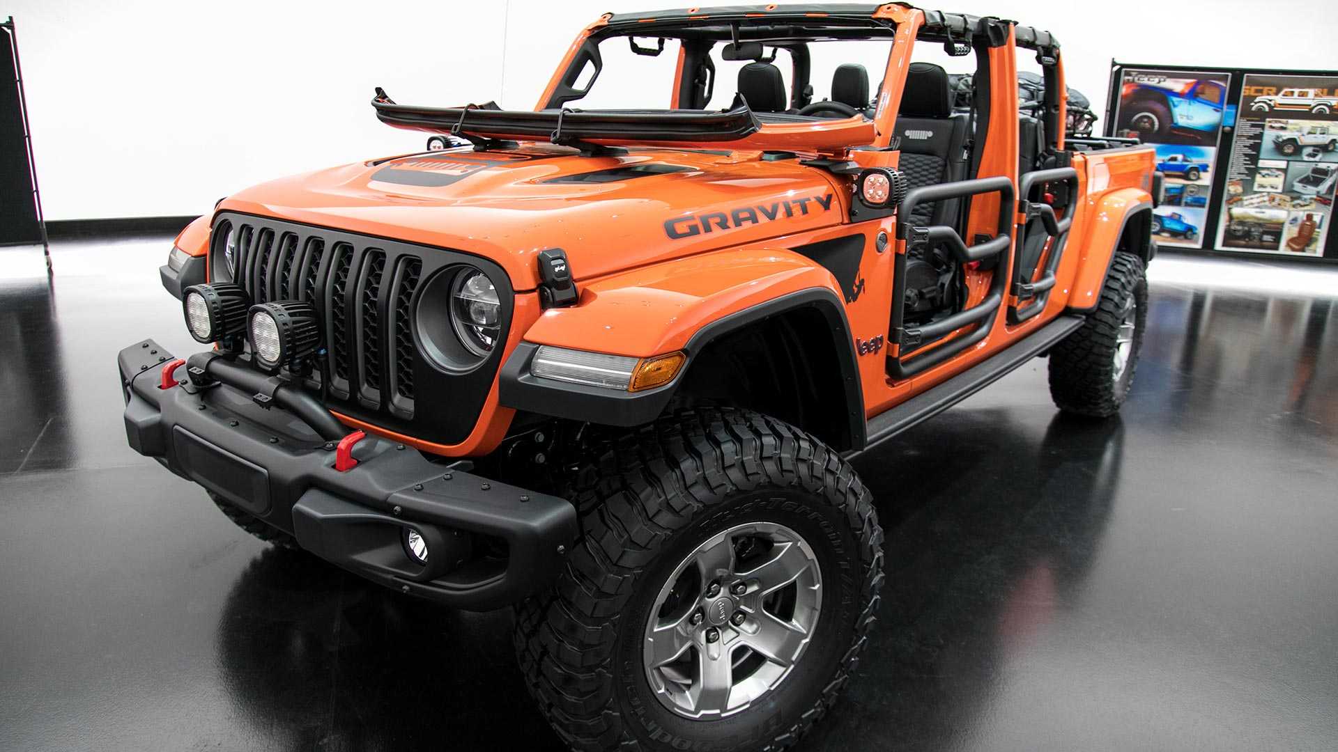 Jeep Gladiator Gravity Concept，专为攀岩极限越野-新浪汽车