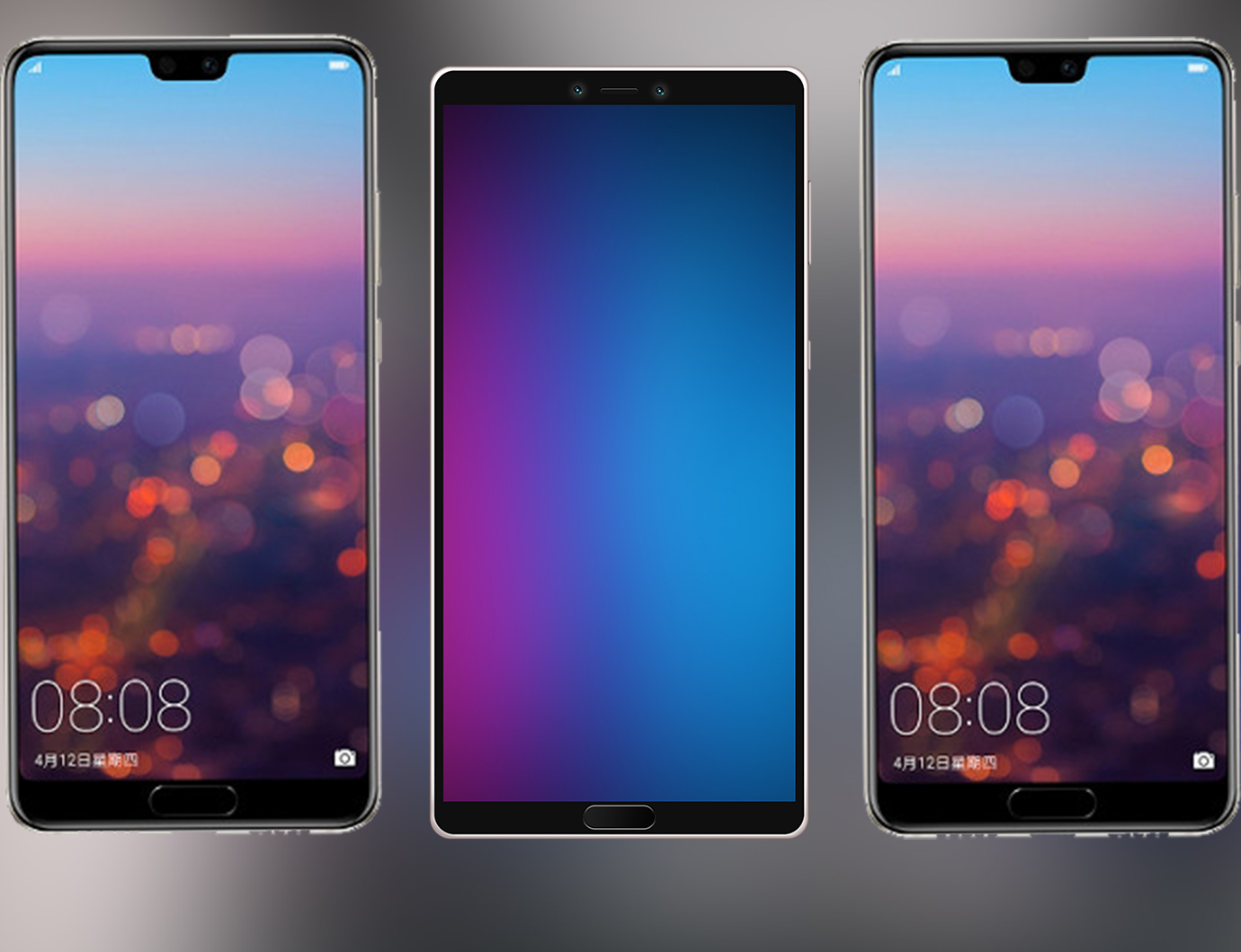 正面指纹，概念版索尼XZ3P，对比华为P20__财经头条