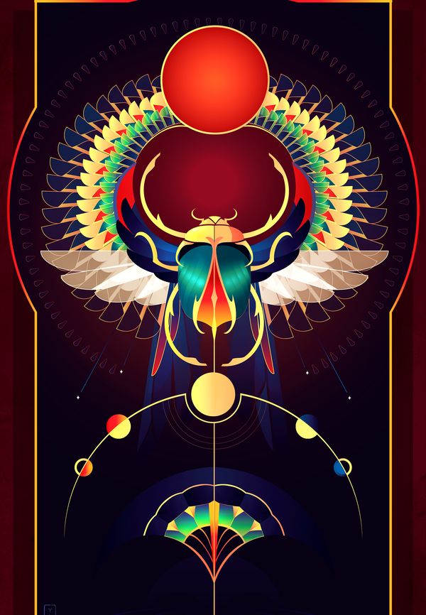 画师yliade作品欣赏：充满了迷幻的异域风彩|迷幻|异域|画师_新浪新闻