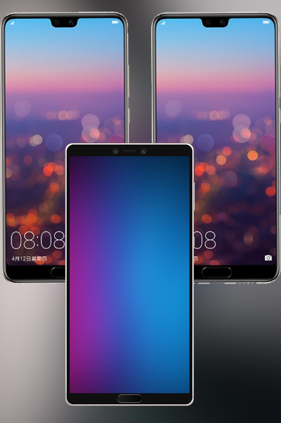 正面指纹，概念版索尼XZ3P，对比华为P20__财经头条