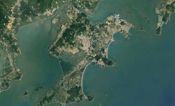 福建与台湾之间的岛屿：福建面积最大8个岛以及澎湖列岛卫星图