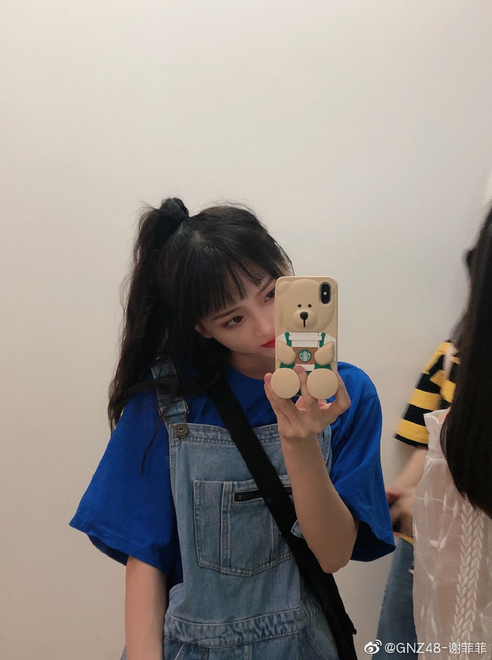 中秋节偶像女团GNZ48谢菲菲写真美照欣赏