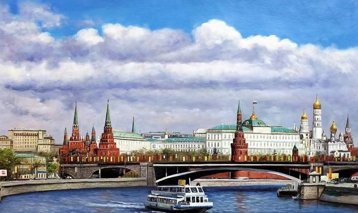 插画：艺术家ROMM ALEXANDER水彩风景画作品|风景画|水彩|插画_新浪新闻