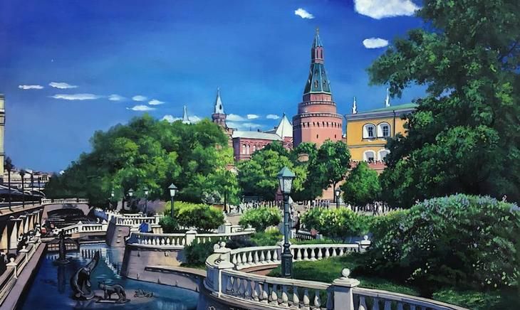 插画：艺术家ROMM ALEXANDER水彩风景画作品|风景画|水彩|插画_新浪新闻