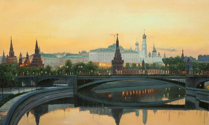 插画：艺术家ROMM ALEXANDER水彩风景画作品|风景画|水彩|插画_新浪新闻