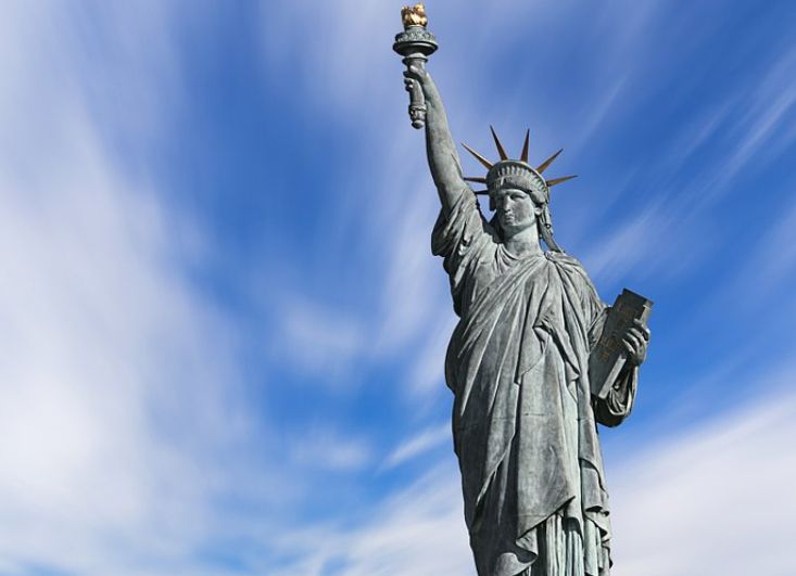 自由女神像，是美国的象征，是美利坚民族和美法人民友谊象征