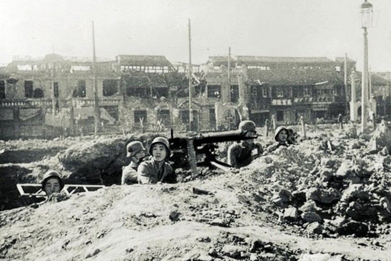 老照片：惨烈的淞沪会战|中日|会战|日军_新浪新闻