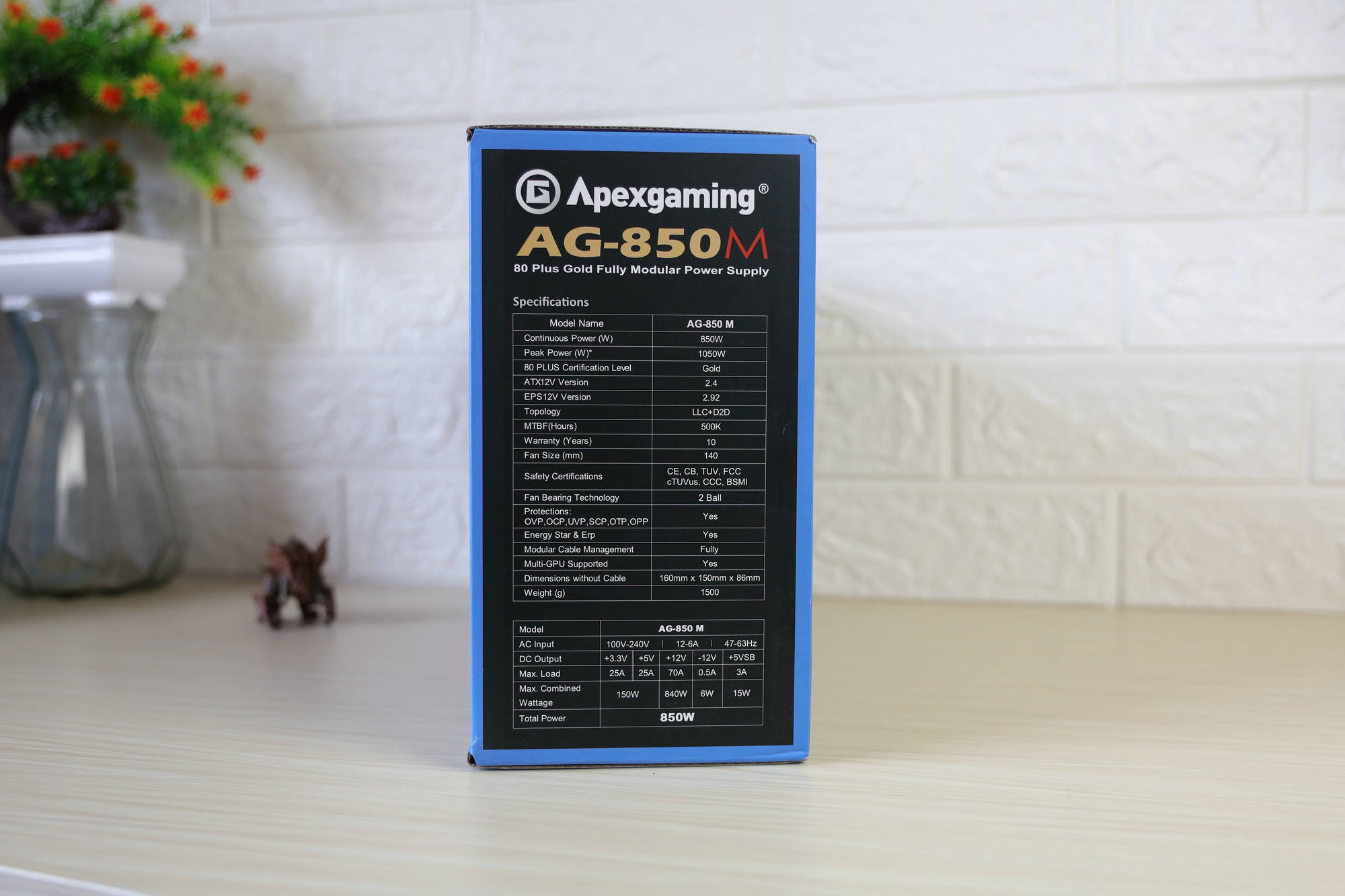 850W大功率全模组电源,美商艾湃电竞AG-850M入手体验__财经头条