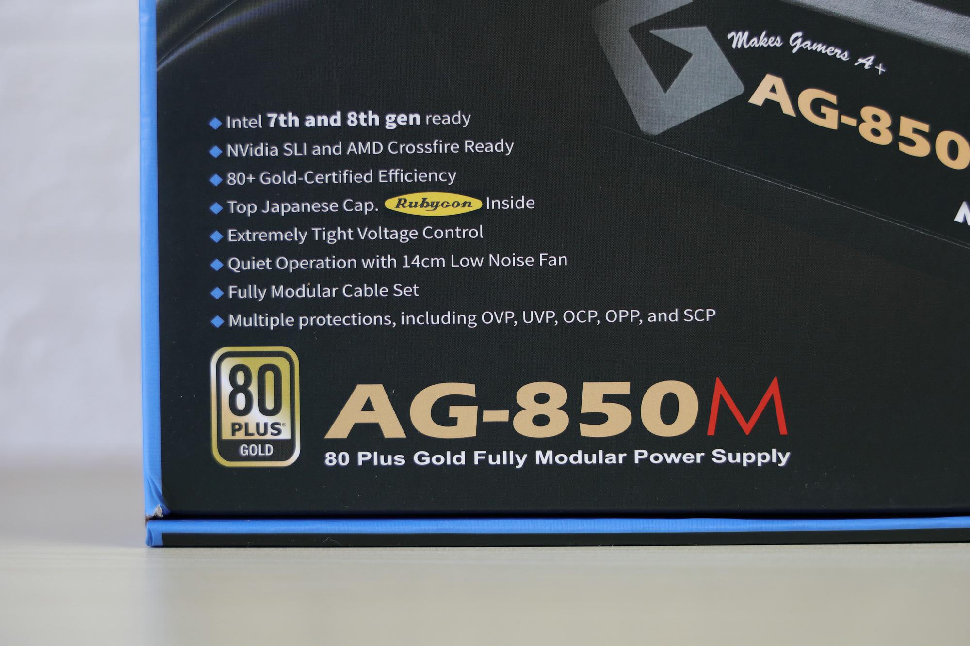 850W大功率全模组电源,美商艾湃电竞AG-850M入手体验__财经头条