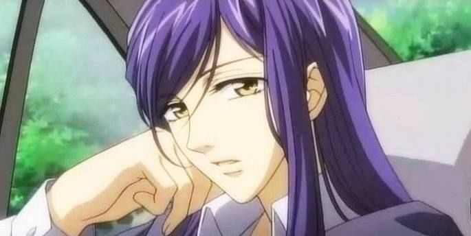 动漫中帅气的紫发男子，藤原佐为经典，图2看似温柔实际却很腹黑