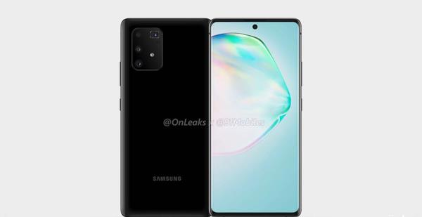 三星Galaxy A91渲染图曝光 正面神似Note10__财经头条