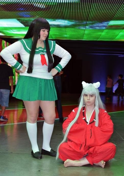 犬夜叉COS，网友：这个出肉装的阿离，我今天透定了！别和我抢！