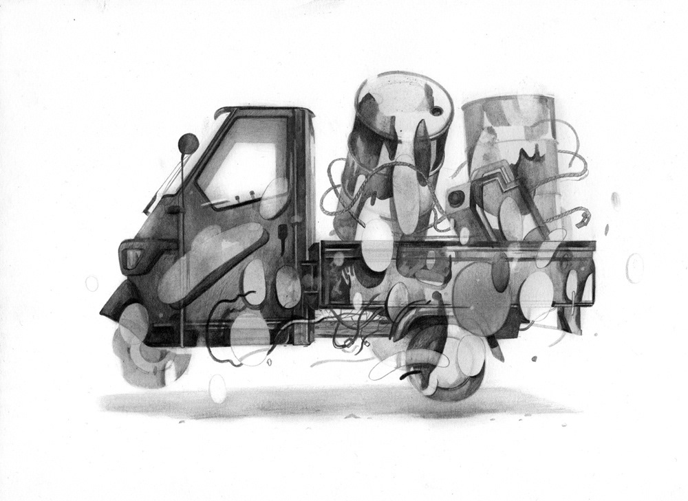 水墨插画 | 意大利艺术家Thomas Cian|插画|水墨|艺术家_新浪新闻