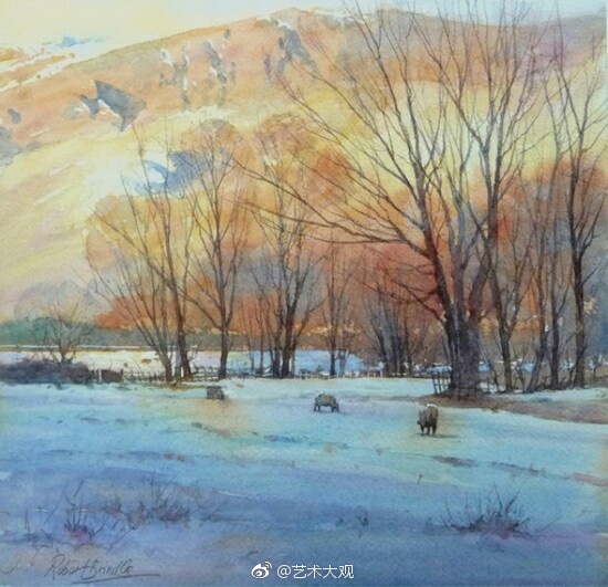 英国画家罗伯特·布林德利Robert Brindley风景水彩画欣赏|布林德利|水彩画|罗伯特|画家|风景_新浪新闻
