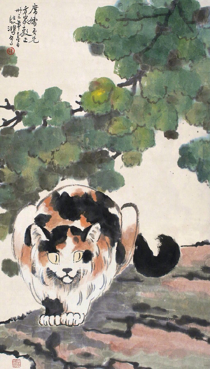 徐悲鸿 · 国画作品欣赏…