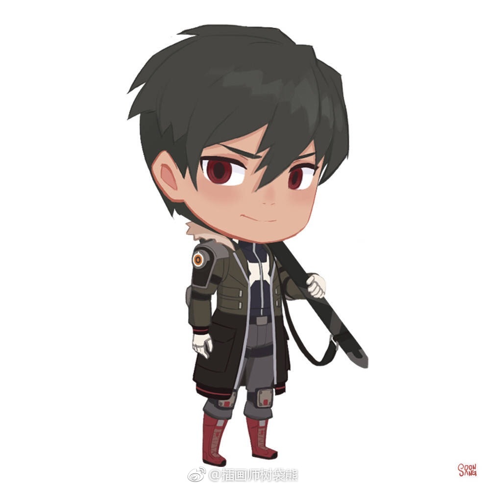 韩国插画师 Hong SoonSang Q版人物设计插画作品他的作品既有美式动画