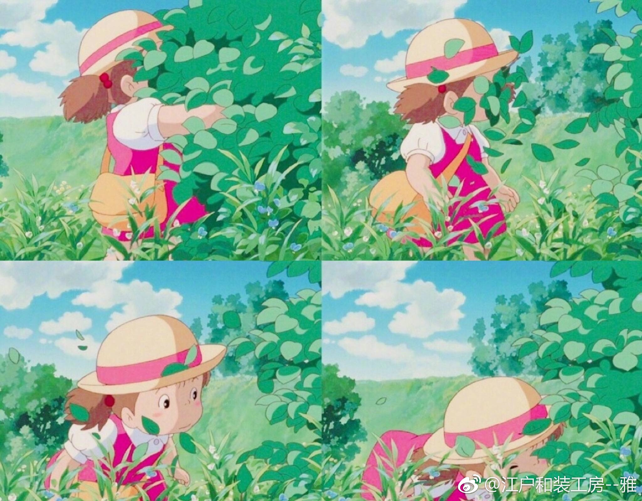 宫崎骏动画电影《龙猫》里的元气女孩小梅|龙猫|女孩|笑容_新浪新闻