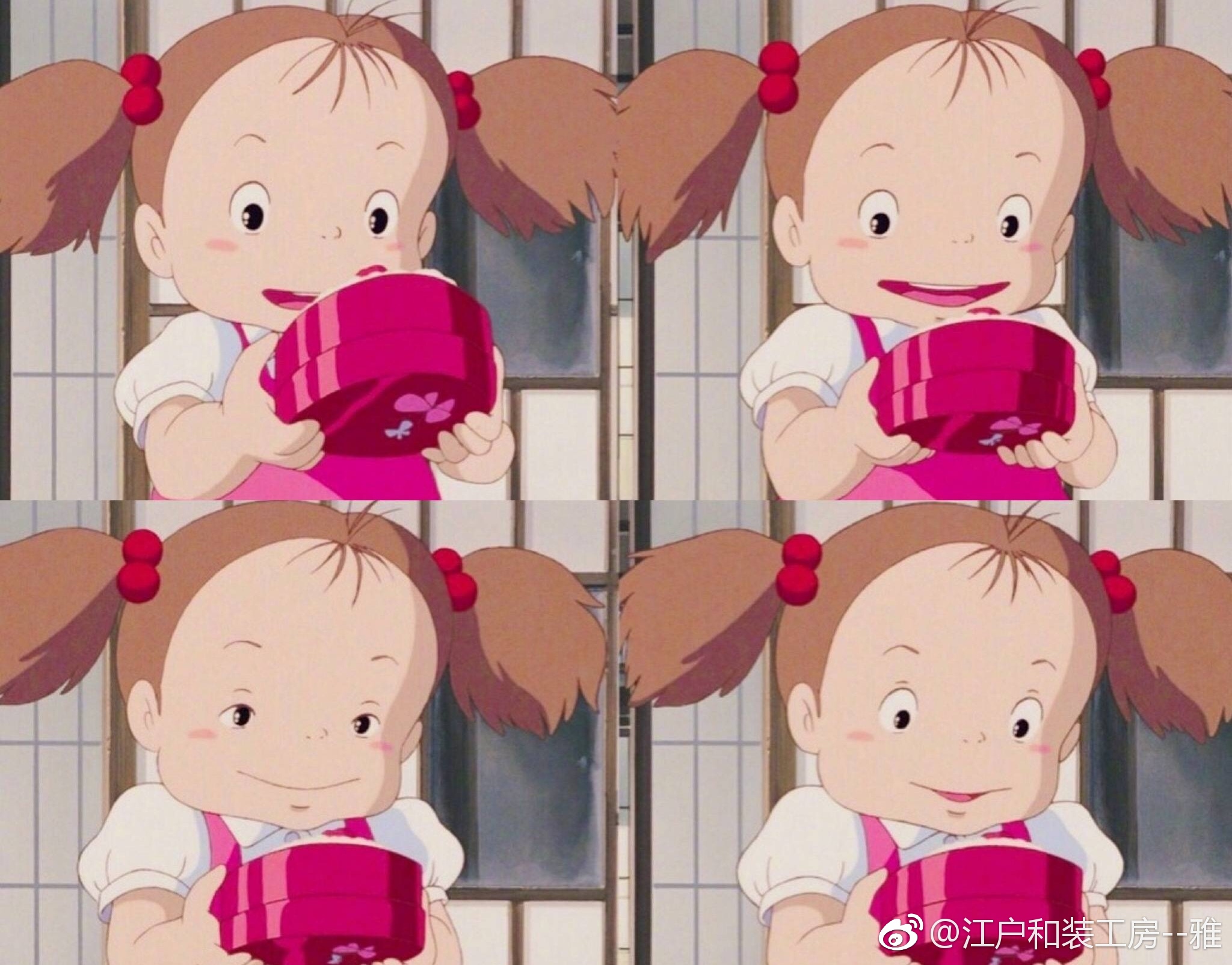 宫崎骏动画电影《龙猫》里的元气女孩小梅|龙猫|女孩|笑容_新浪新闻