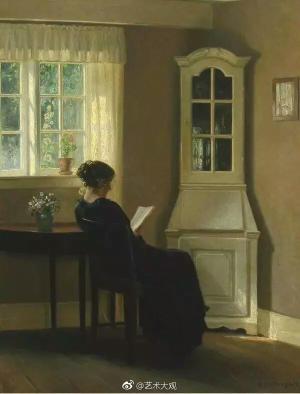 丹麦画家Karl Harald Alfred Broge油画作品欣赏 (1870-1955)